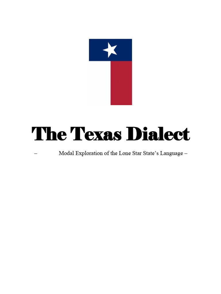 texas_dialect | PDF | English Language | Dialect