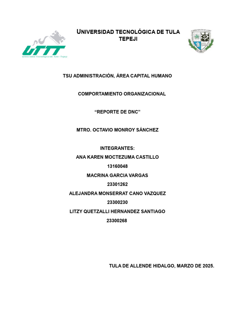 DNC Final | PDF | Toma de decisiones | Evaluación