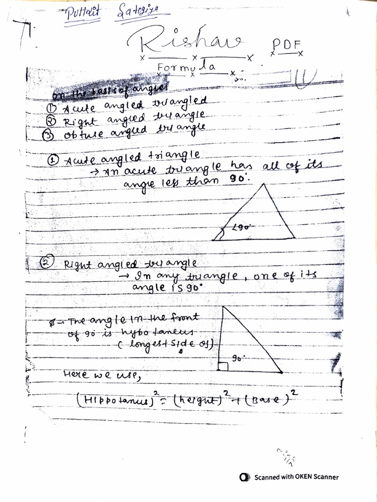 Formulas Sheet | PDF
