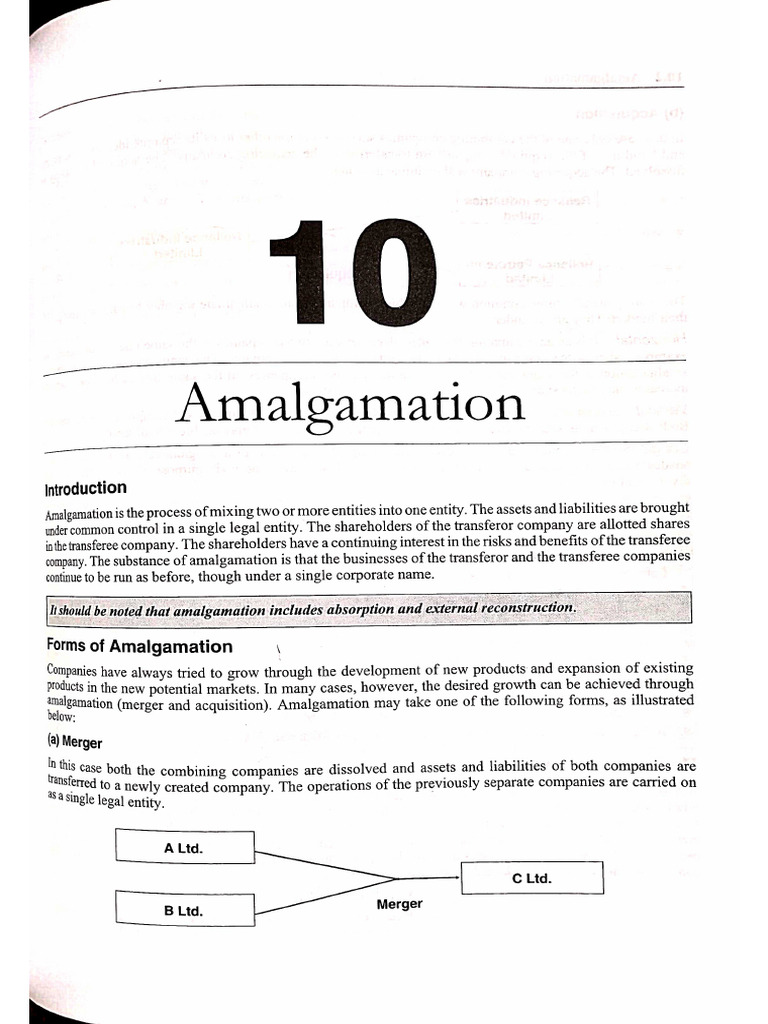 Amalgamation | PDF