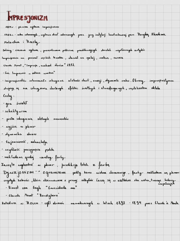 Impresjonizm 241127 140134 | PDF
