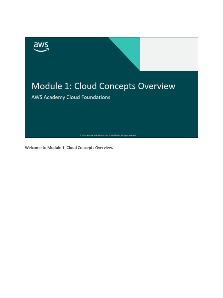 Part 4 - AWS Cloud Adoption Framework | PDF | Amazon Web Services | Cloud Computing