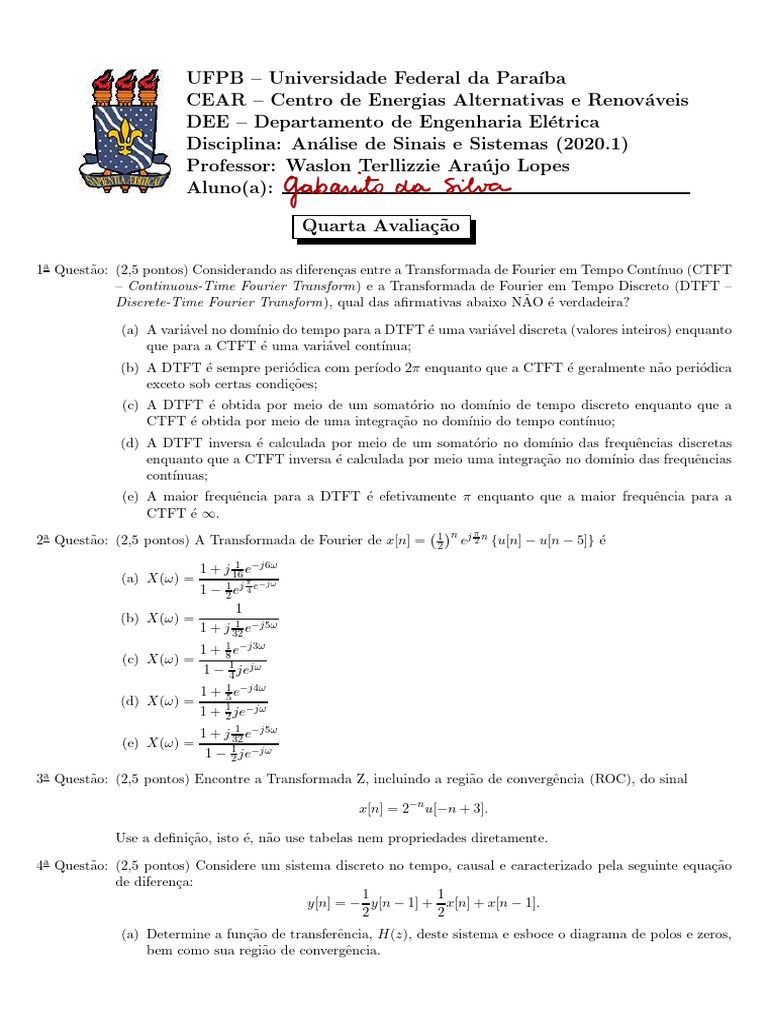 Controle Proporcional e Transformadas | PDF | Funções e mapeamentos ...