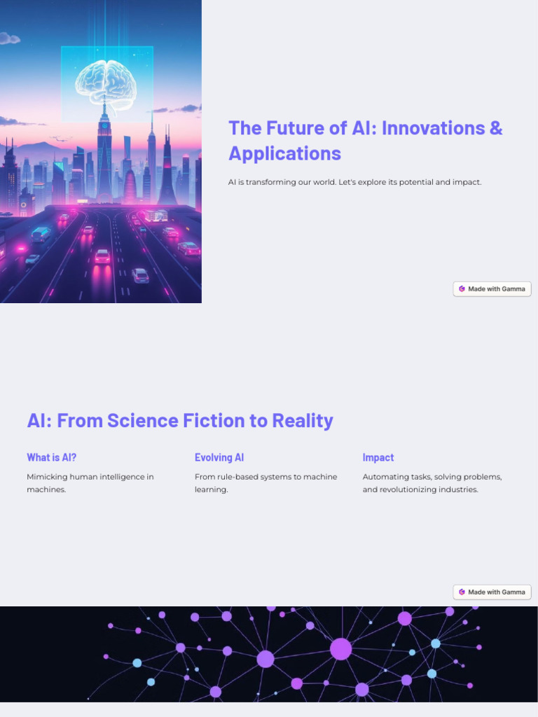 Future of AI: Innovations & Impact | PDF