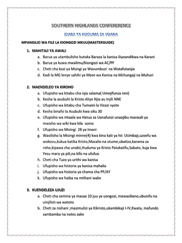 Mpangilio Wa File-Masterguide | PDF