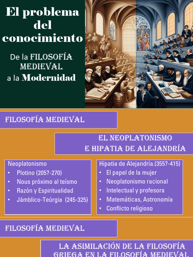 El Problema Del Conocimiento | PDF | neoplatonismo | Razón