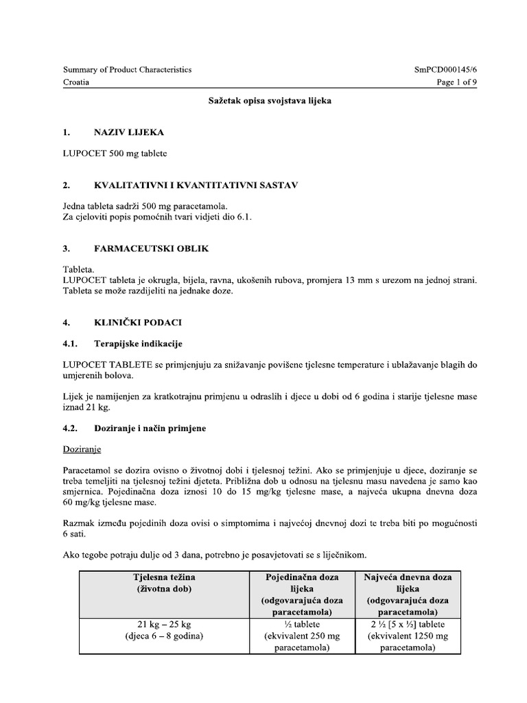 Lupocet_tablete-S_xpwA5sd (1) | PDF