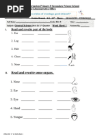KG3 English Worksheet | PDF | Linguistics