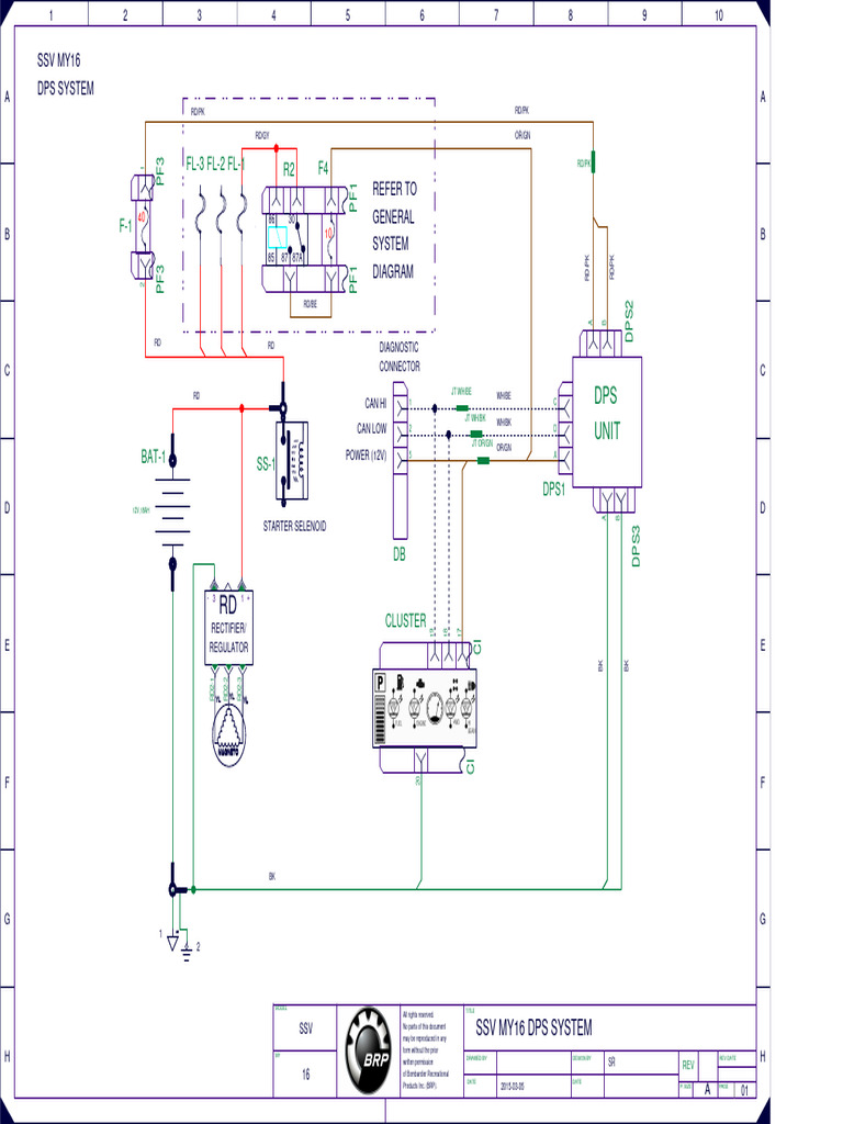 SSV 2016 DPS System (Commander - Maverick) - Wiring Diagram WD91Y016 en ...