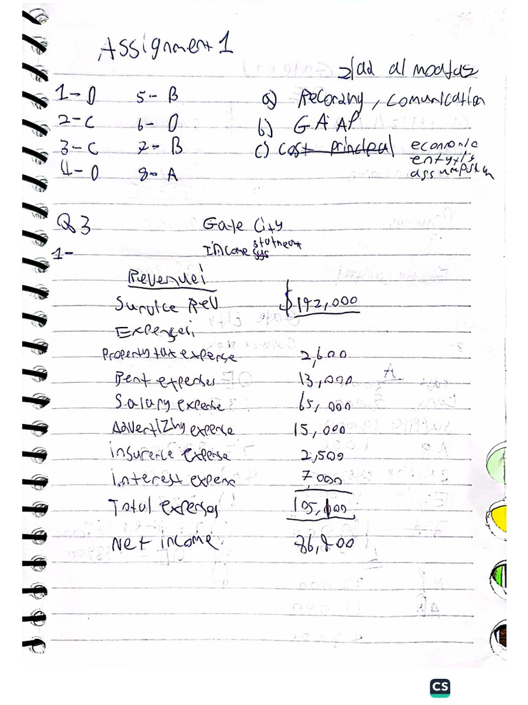 Accounting Assignment | PDF