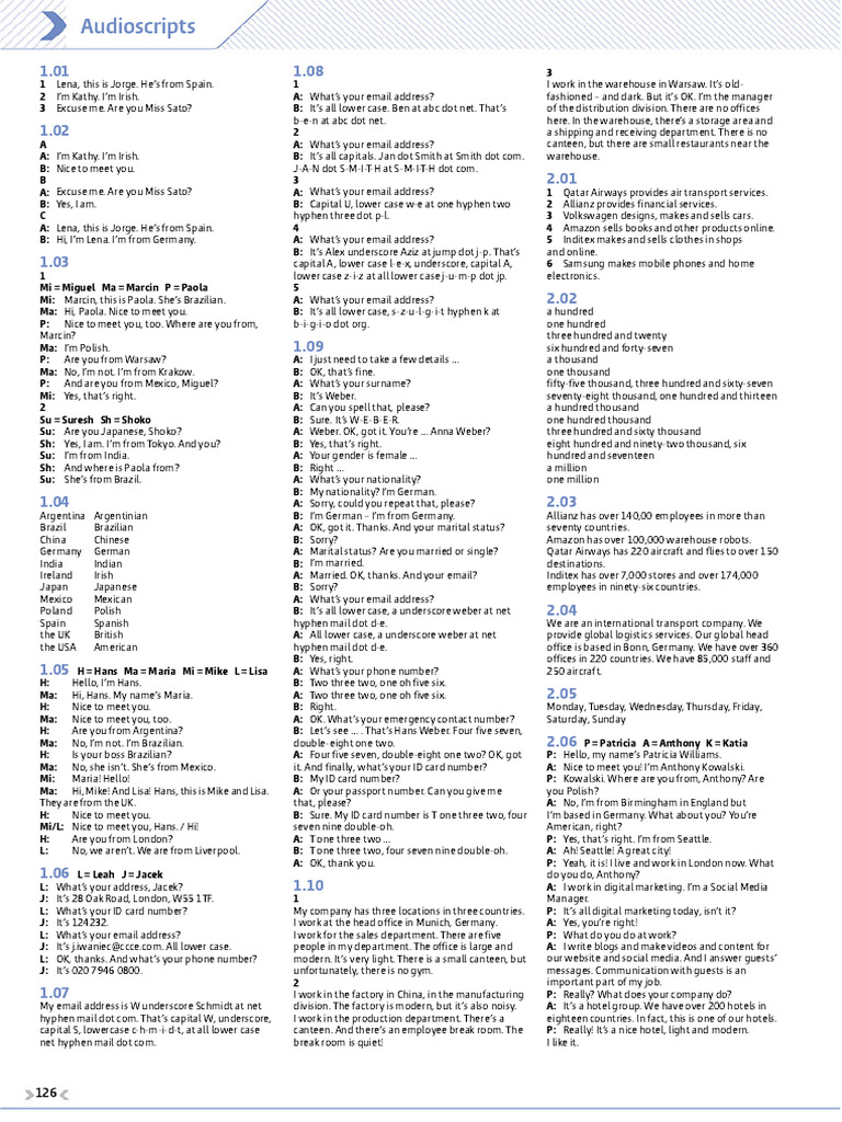 Transcripts - Audios | PDF
