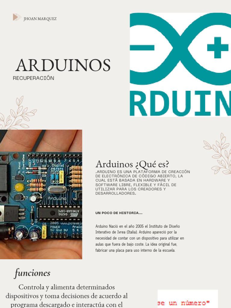 Presentación Propuesta de Negocio Minimalista Beige (1) | PDF | Arduino | Electrónica