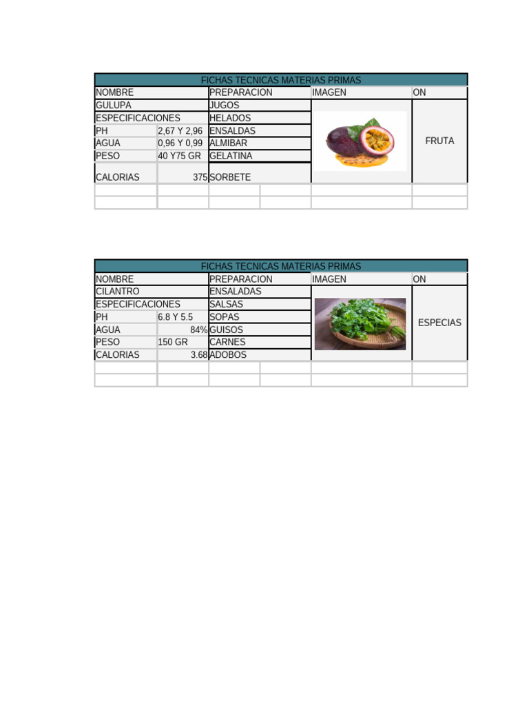 Alejandra Cardozo Ficha Tecnica | PDF