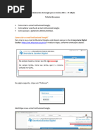 Tutorial E-Mail Primeiro Acesso | PDF
