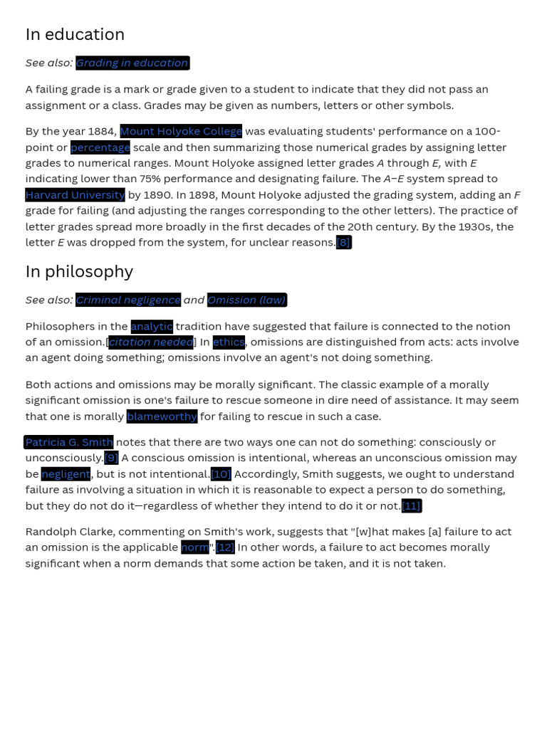 Failur Education | PDF