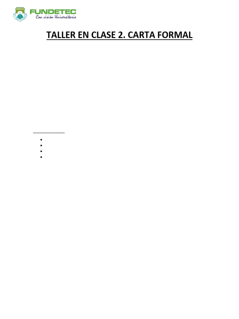 Ejemplos de cartas formales laborales | PDF