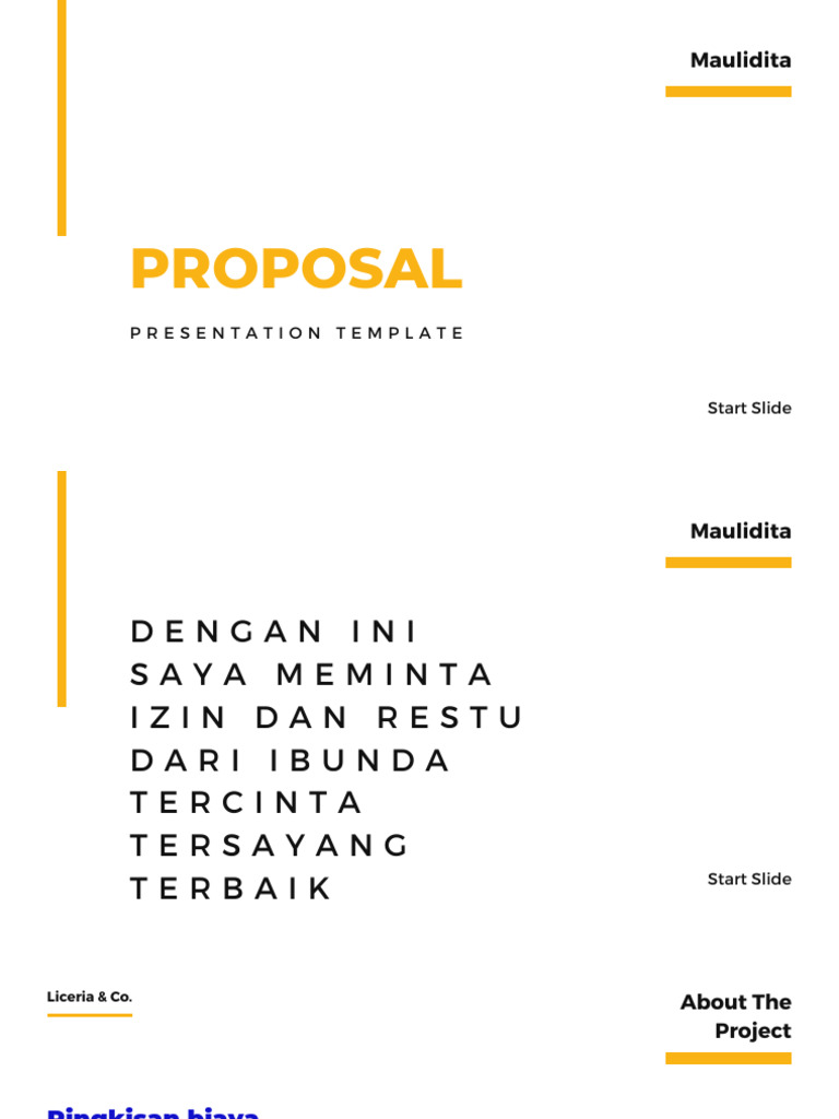 Blue and White Project Proposal - Presentation PDF | PDF