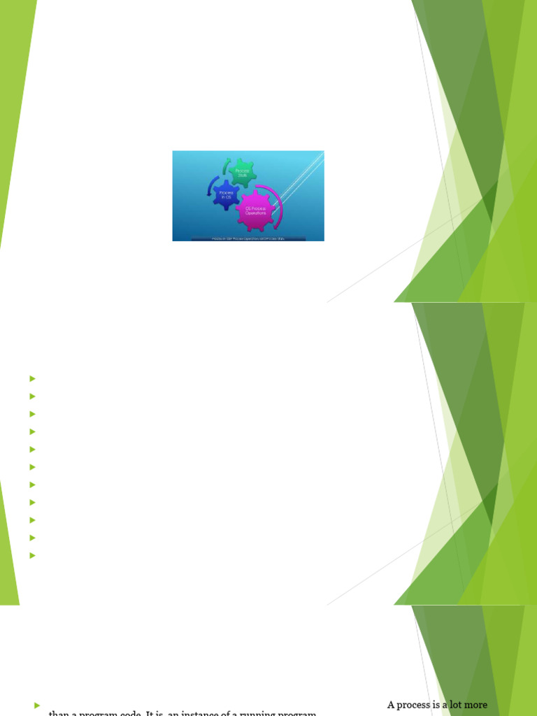 CSC203 Operating Systems Lecture 2A | PDF | Process (Computing) | Programming