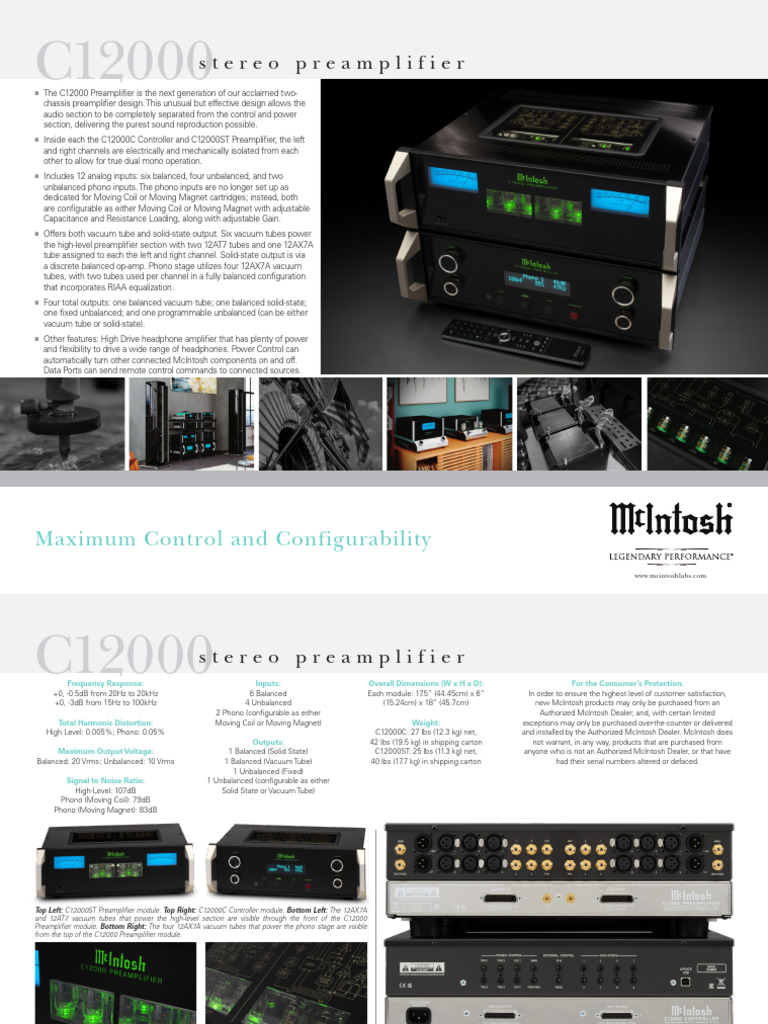 C12000 Brochure 35111900 | PDF | Vacuum Tube | Amplifier