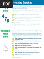 4-7-8 Breathing Exercise Guide | PDF | Breathing | Relaxation (Psychology)