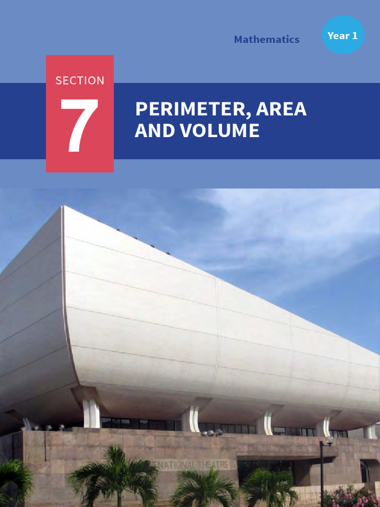 LM Maths Section 7 Lversion | PDF | Area | Volume