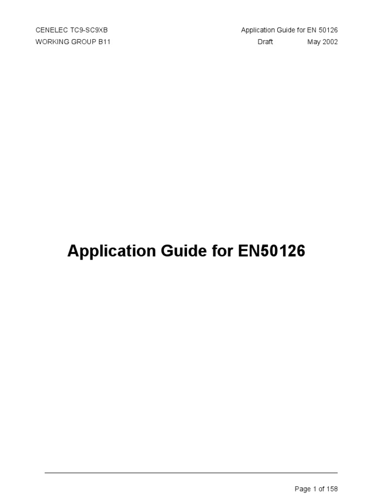 ApplGuide For EN50126 - May 02 For SC9XB | PDF | Reliability ...