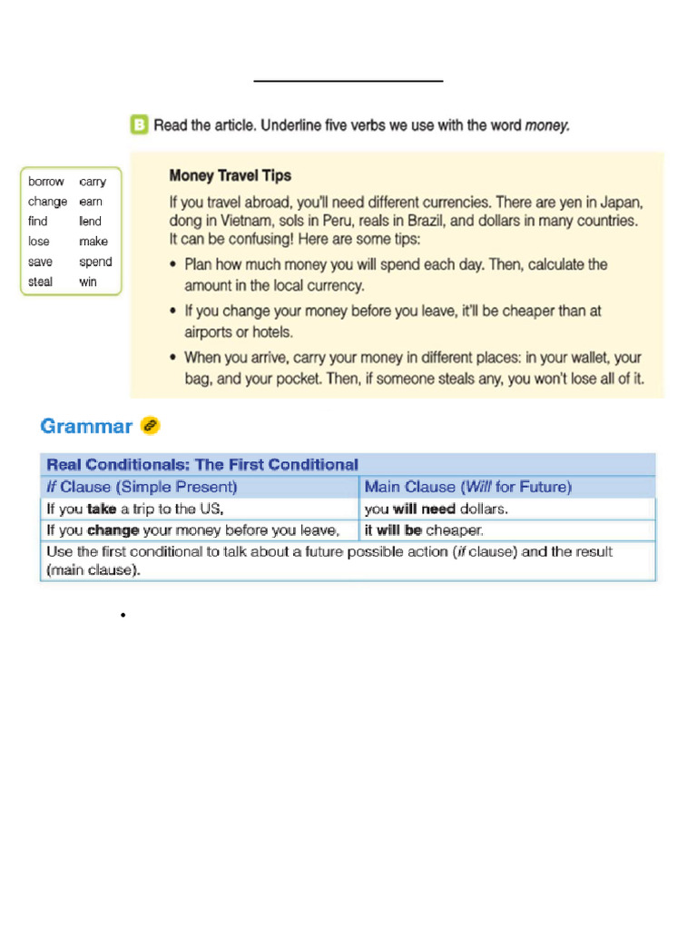 Lesson 11 First Conditional | PDF