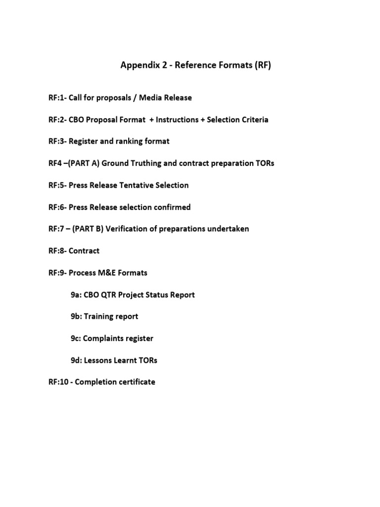 CBO Micro Grant Proposal Guidelines | PDF | Congressional Budget Office ...