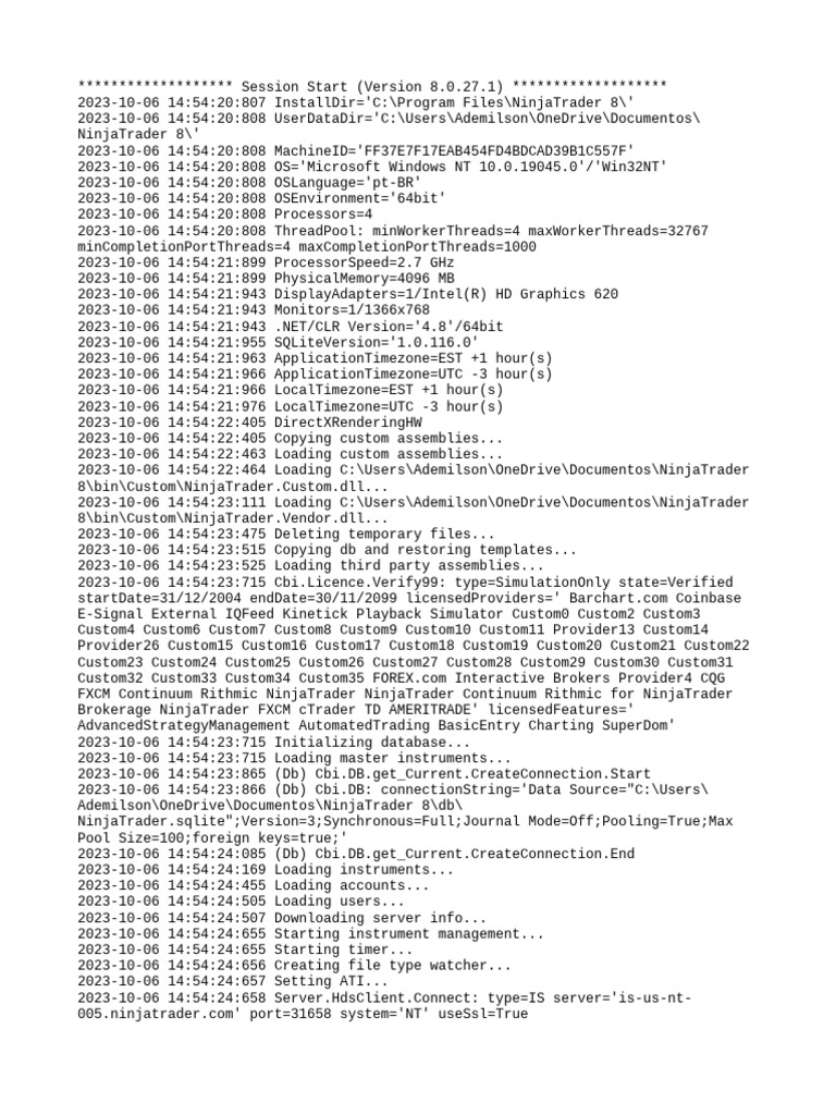 trace.20231006.00002 | PDF | Operating System Families | Computing Platforms