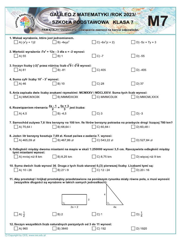 Galileo M7 2023 | PDF