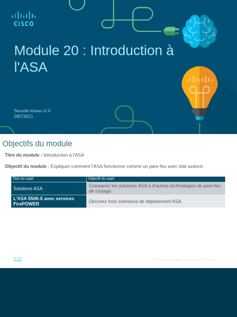 Introduction à l'ASA et ses fonctionnalités | PDF | Pare-feu ...