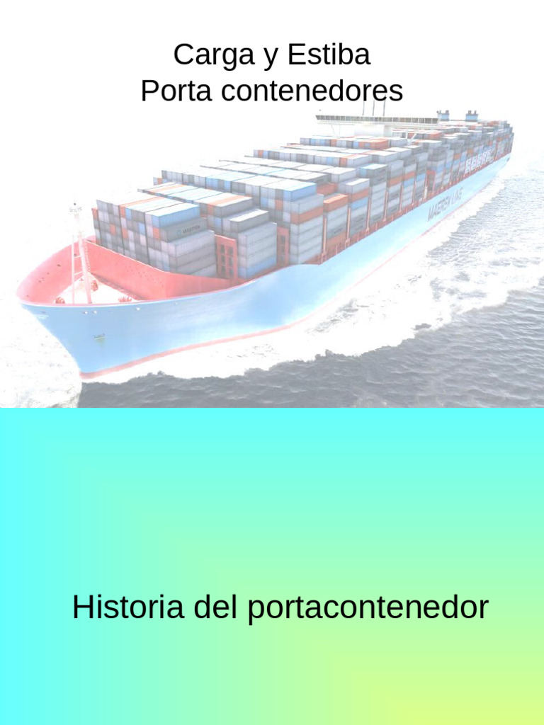 Buques Portacontenedores | PDF | Buques | Embarcación
