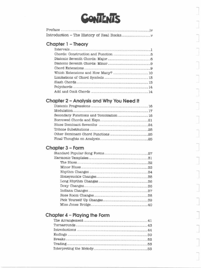 Playing from a Real Book Guide | PDF