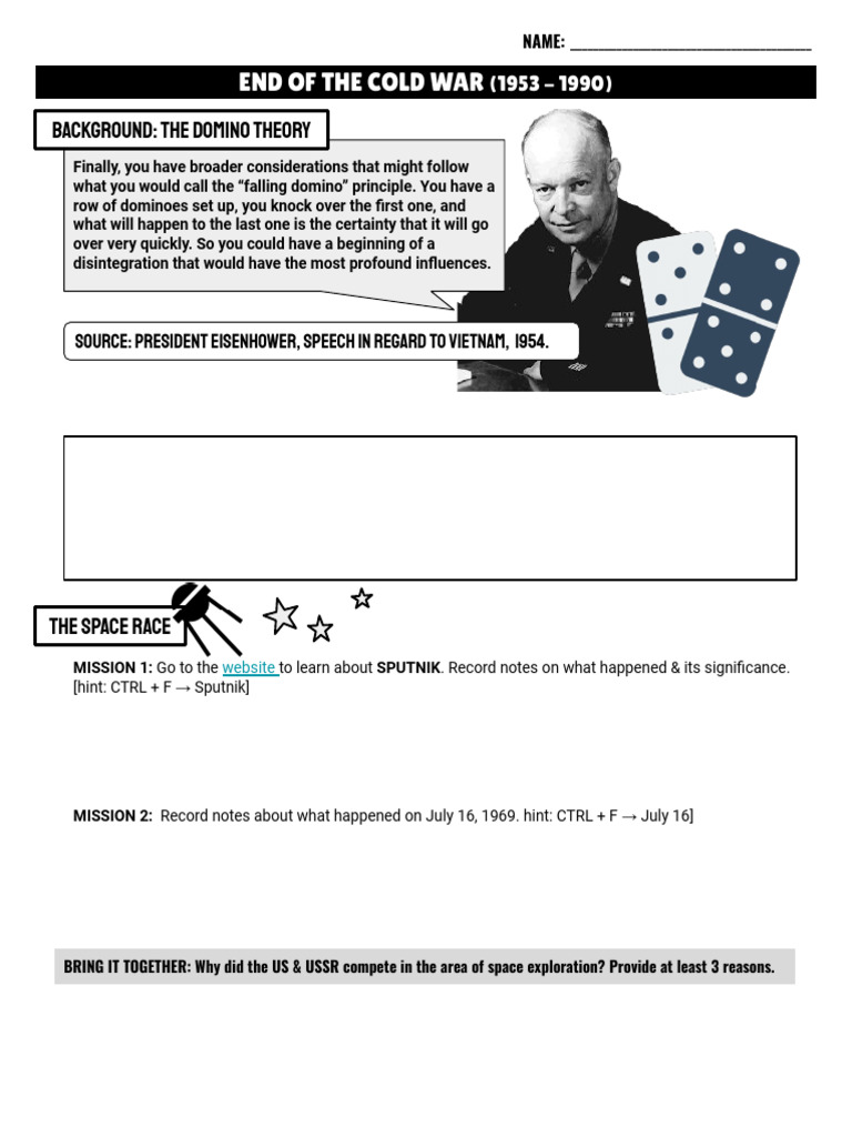 Unit 8 - End of The Cold War Notes | PDF | Cold War | International ...