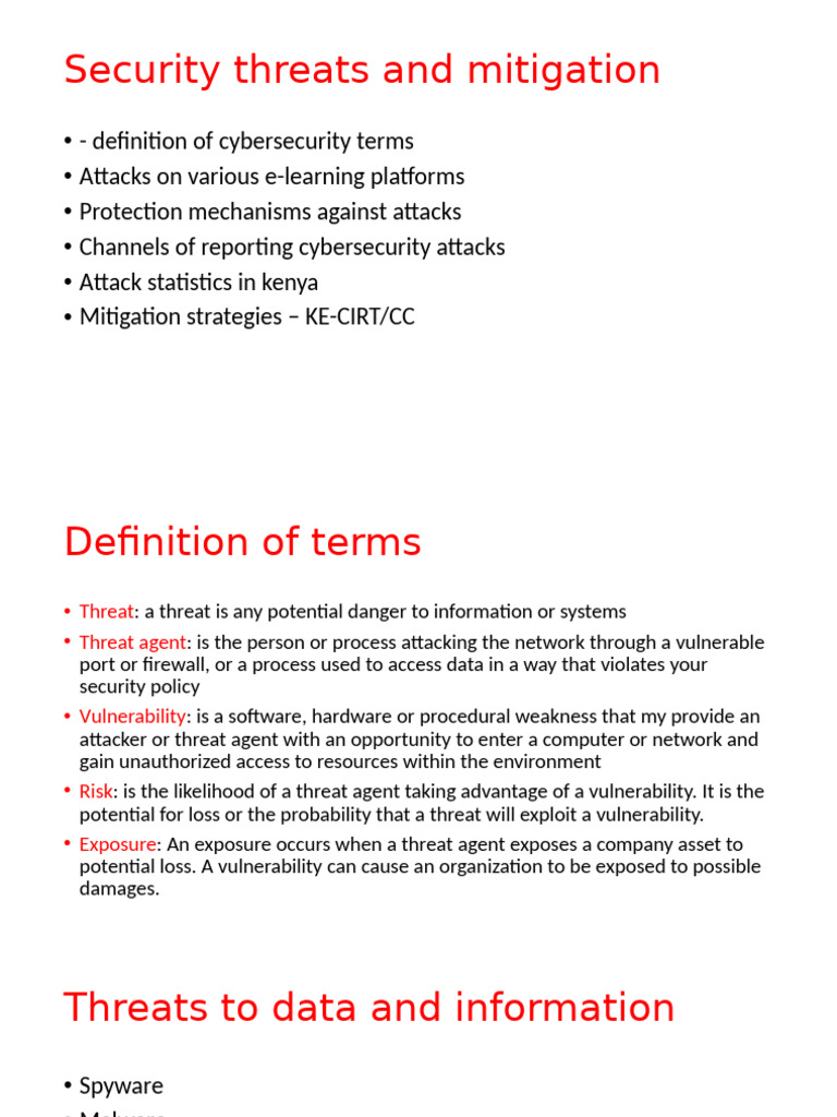 Lecture 3 Security Threats | PDF | Computer Virus | Malware