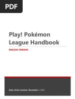 Pokémon Tournament Rules Handbook | PDF | Tournament | Sports