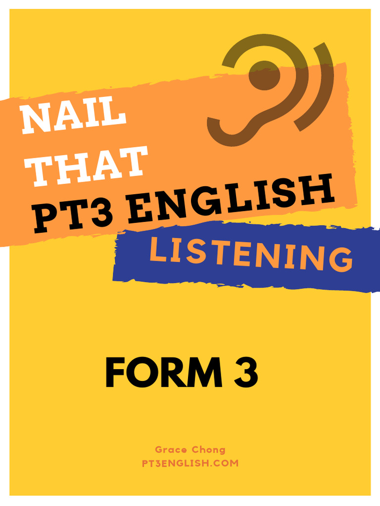 PT3 English Listening Test Guide | PDF | Foods
