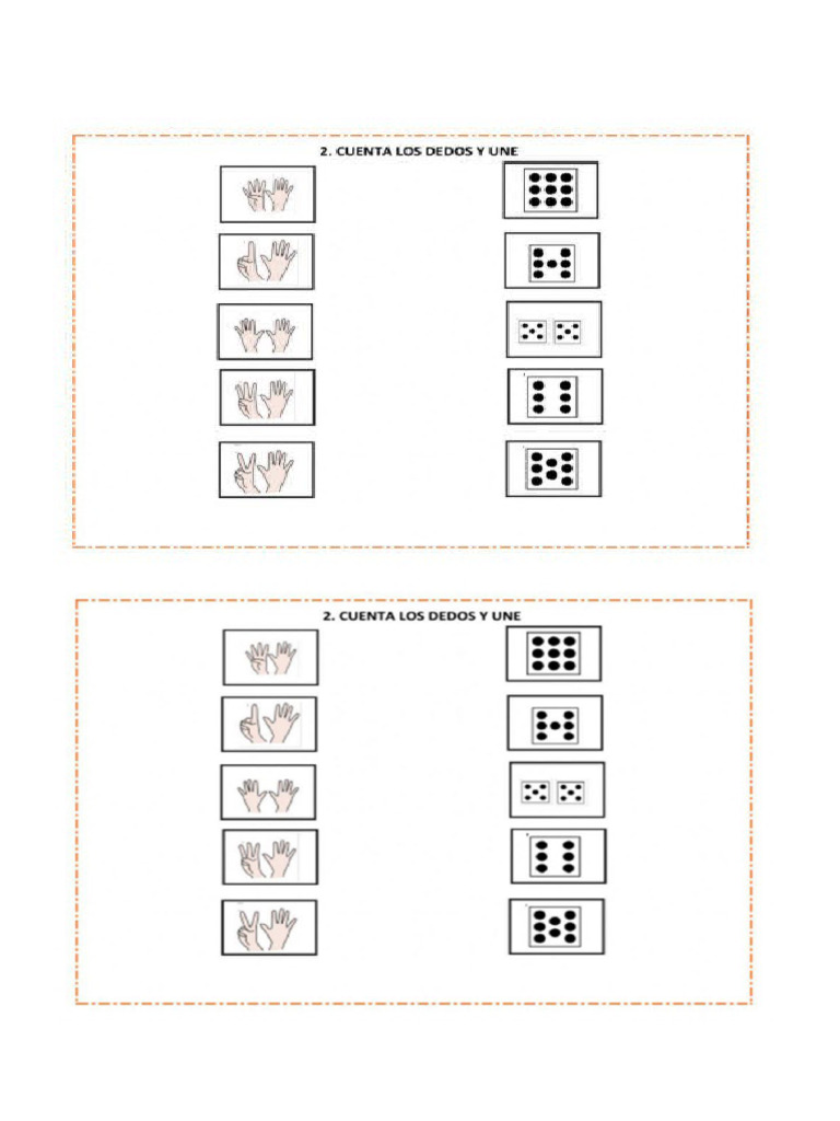 contar con dedos | PDF
