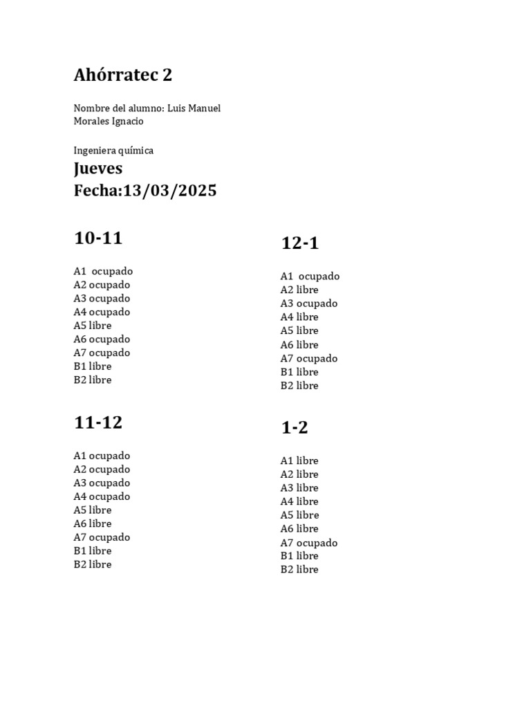 Ahorratec 2 jueves | PDF