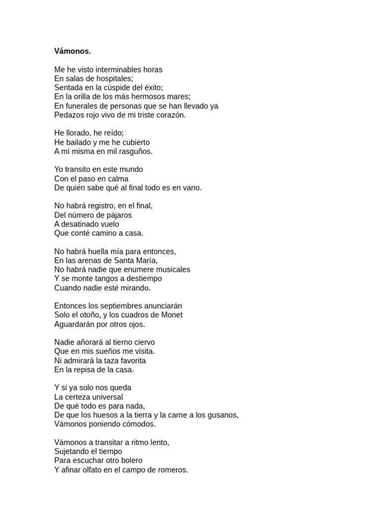 Vámonos | PDF