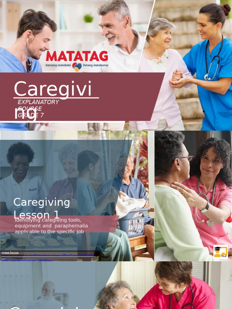 Caregiving Tools and Equipment Guide | PDF
