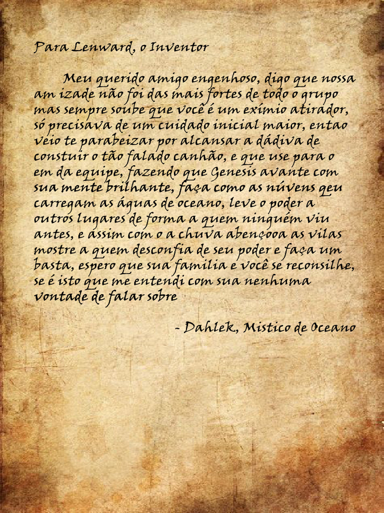 Pergaminho Lenward | PDF