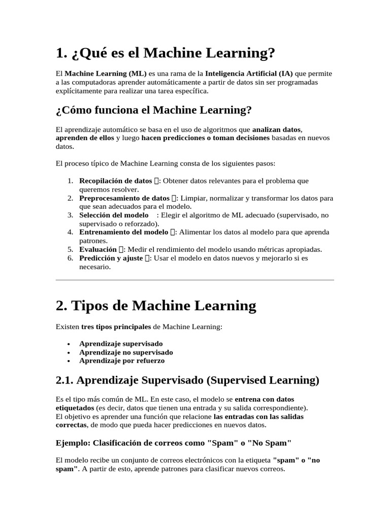 Introducción al Machine Learning V2 | PDF | Aprendizaje automático | Datos