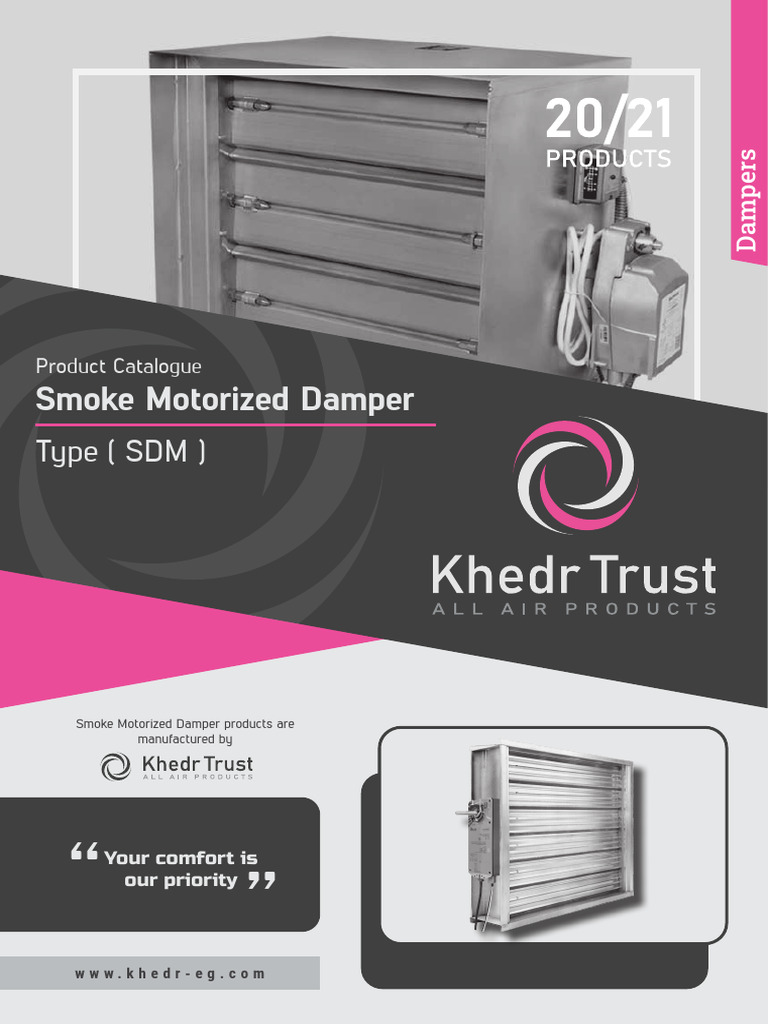 Motorized Louvers and Dampers Catalogue | PDF | Duct (Flow) | Building ...
