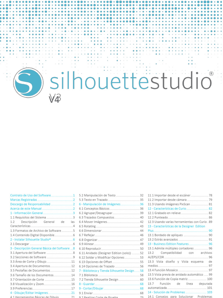 manual Silhouette Studio 4 es | PDF | Color | Software
