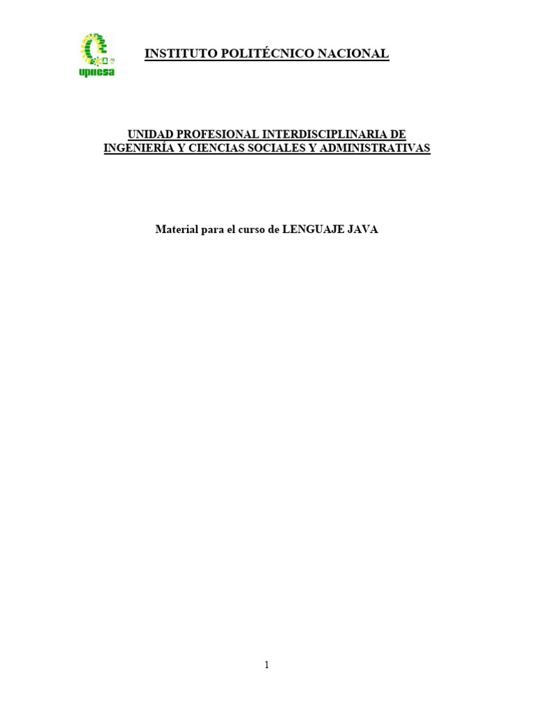 Manual de Java Intermedio | PDF | Java (lenguaje de programación ...