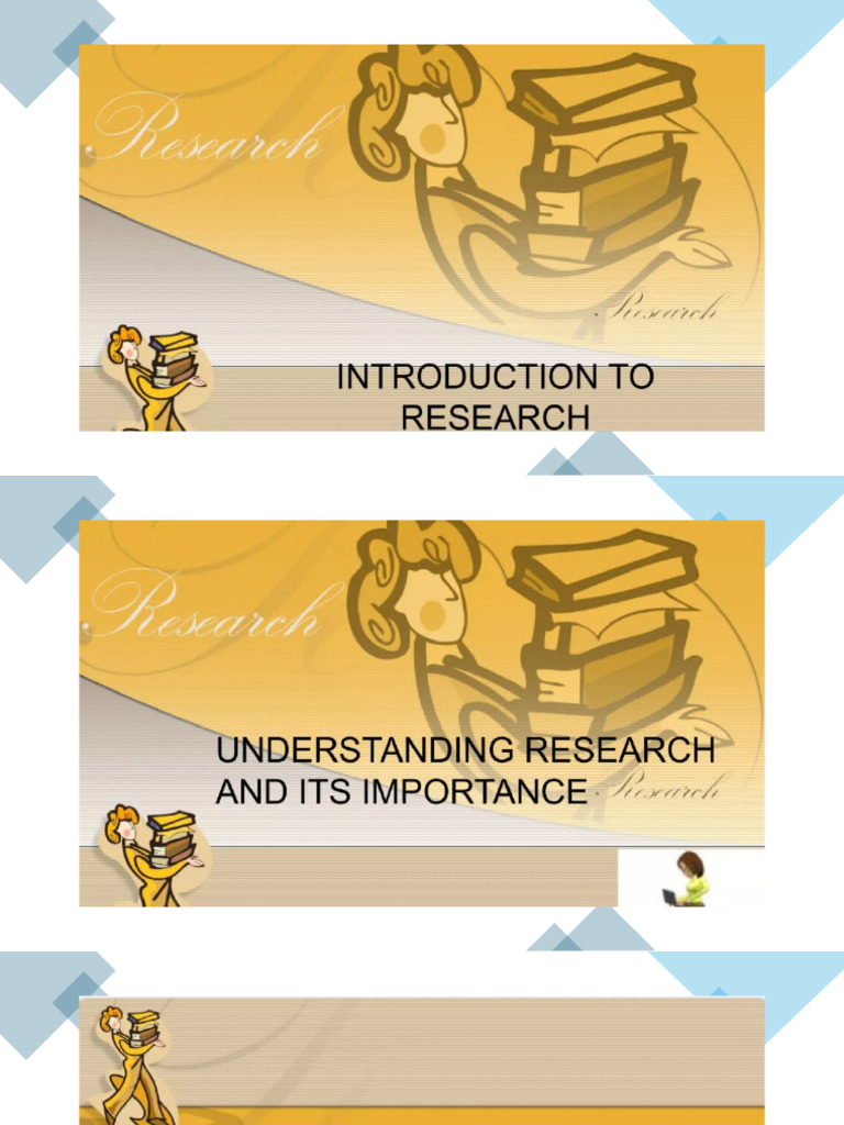 Introduction To Research | PDF