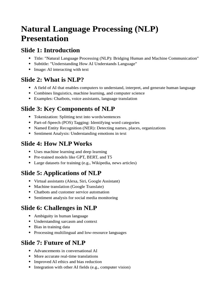 NLP: Challenges and Applications Overview | PDF