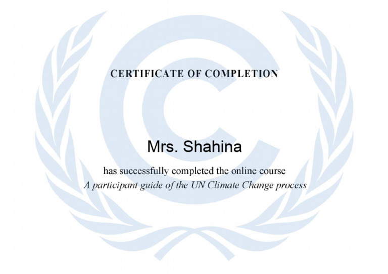 Certificate of Completion | PDF