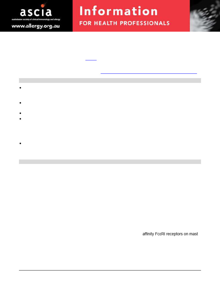 MCAS Diagnóstico e Investigação | PDF | Medical Specialties | Diseases ...